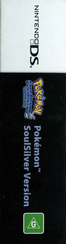 Pokémon Soulsilver Version Cover Or Packaging Material Mobygames