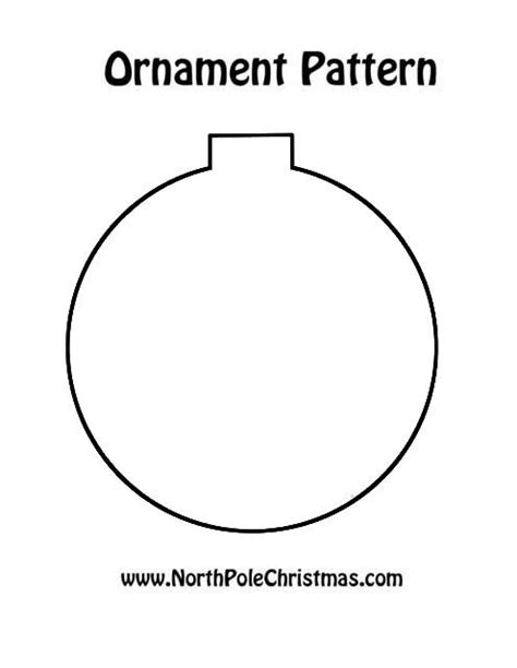 Printable Cut Out Ornament Printable Christmas Ornaments Cut And