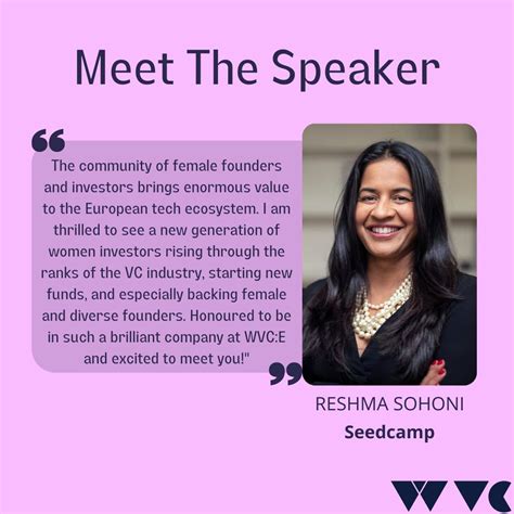 Wvce On Linkedin Meet The Speaker Reshma Sohoni Were So Excited To