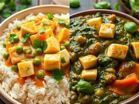 Matar Paneer Vs Saag Paneer Exploring Indian Delights