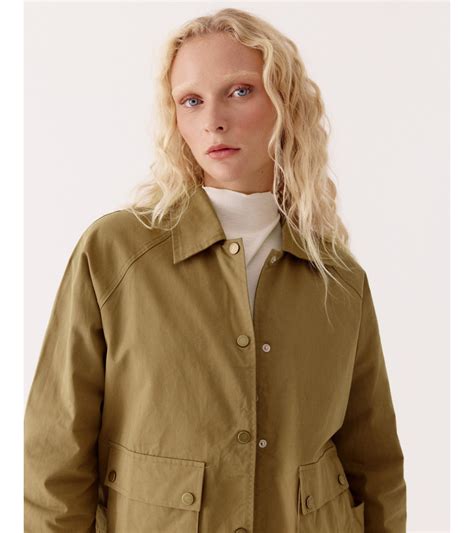 Chaqueta De AlgodÓn Recta Mulaya