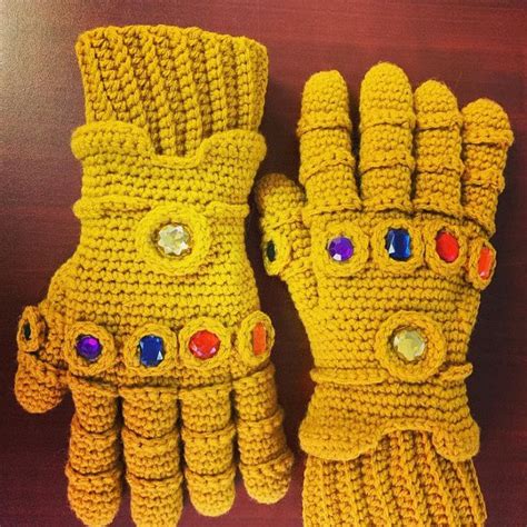 Infinity Gauntlet Pdf Crochet Pattern Instant Download Etsy Crochet