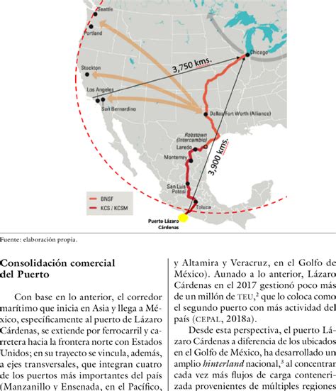 Ubicación Del Puerto Lázaro Cárdenas Como Complementario Al