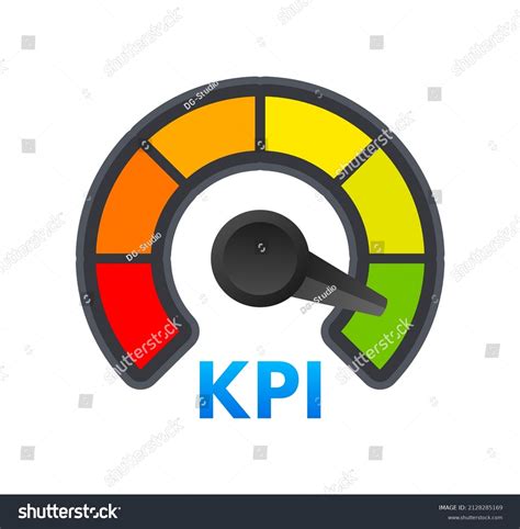 Kpi Key Performance Indicator Measurement Optimization Stock Vector