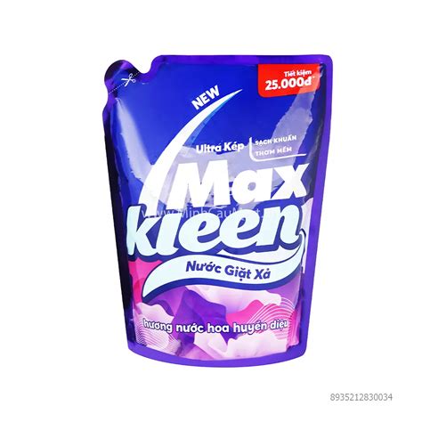Nước Giặt Xả Max Kleen 24kg Gói Xanh Minh Cầu Mart Siêu Thị