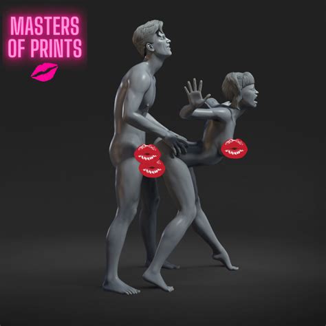 3d Printable Vertical Sex Nsfw Erotic Miniature 75 Mm Scale By