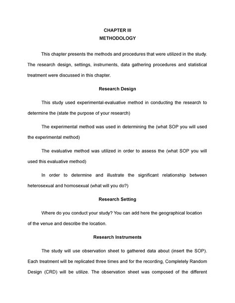 Chapter 3 Format Chapter Iii Methodology This Chapter Presents The