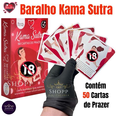 Baralho Erótico Jogo Kama Sutra 50 Cartas De Prazer Hétero Posições