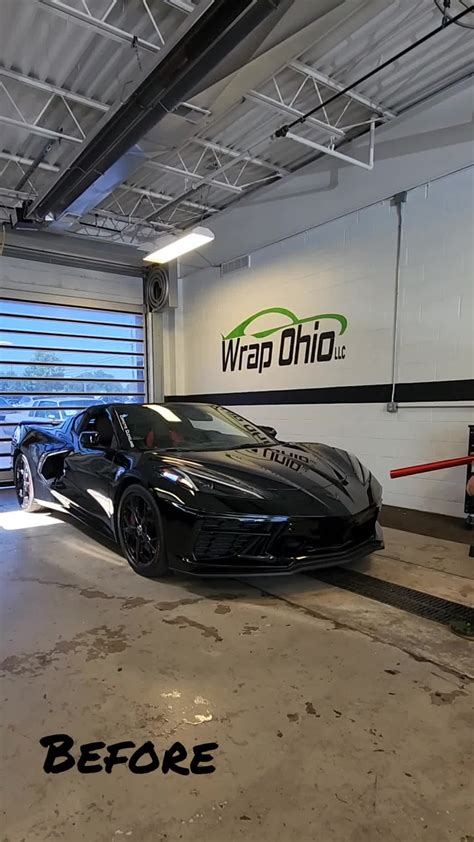 C8 Corvette Fully Wrapped In Apa Gloss Candy Fire Red 🔥 Shout Out To