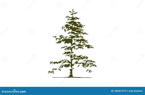 Cedar Tree Logo Template Vector Illustration 120375586
