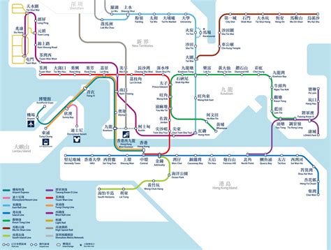 Hong Kong Metro Map Subway Map MTR Map 2023 55 OFF
