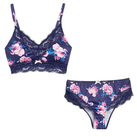 Be You Floral Bra And Brief Set Floral