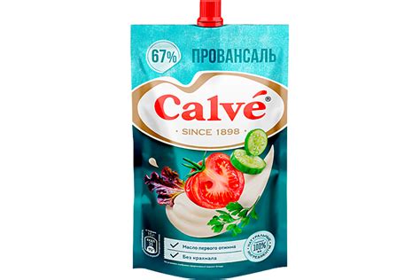 Майонез «calve Провансаль 400 г купить по приятной цене с доставкой на дом в интернет