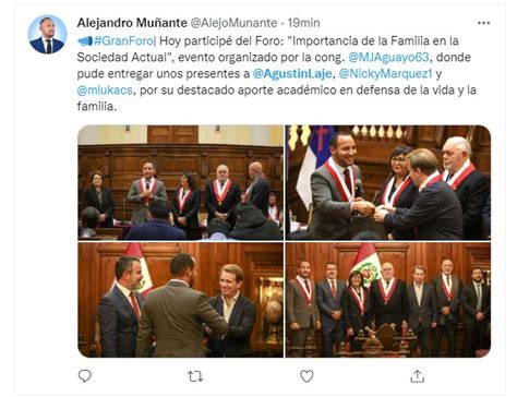 Legisladores De Renovación Popular Reconocieron Con La Medalla De Honor