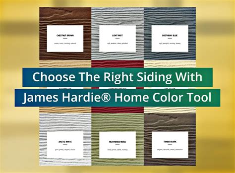 James Hardie Siding Color Chart