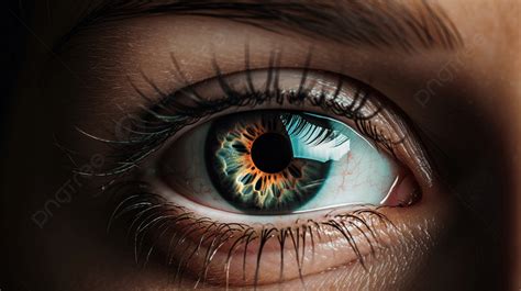 Eye Close Up In 3d Animated Background Picture Of Dilated Eyes