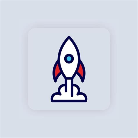Premium Vector Rocket Icon Rocket Ship Icon Space Concept Ui Ux
