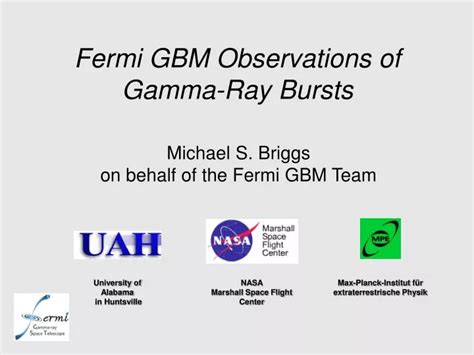 Ppt Fermi Gbm Observations Of Gamma Ray Bursts Powerpoint Presentation Id2052498