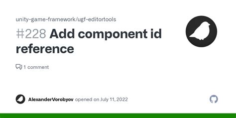 Add Component Id Reference Issue Unity Game Framework Ugf Editortools GitHub