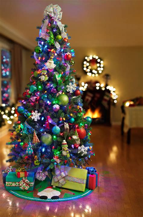 Colored Christmas Trees At David Oldham Blog
