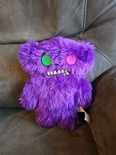 Fuggler Funny Ugly Monster Purple Grumpy Grumps Soft Toy Button Eyes Plush 9in £1631 Picclick Uk