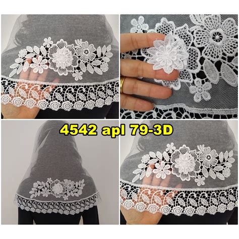 Véu 4542 Aplique 79 3d Tamanho Adulto Formato Bico 2 Pontas