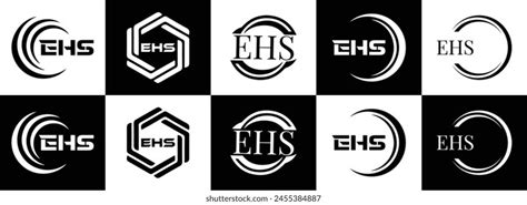 Ehs Logo E H S Design Stock Vector Royalty Free 2455384887 Shutterstock