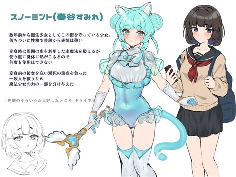 Snow Mint Original Drawn By Nekomantis Danbooru