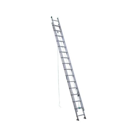 Werner 32 Ft H Aluminum Extension Ladder Type Ii 225 Lb Capacity