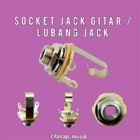 Jual Jack Gitar Elektrik Socket Jack Gitar Lubang Jack Gitar Shopee