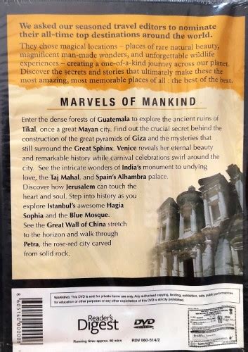 Must See Places Of The World Marvels Of Mankind Vinyl World