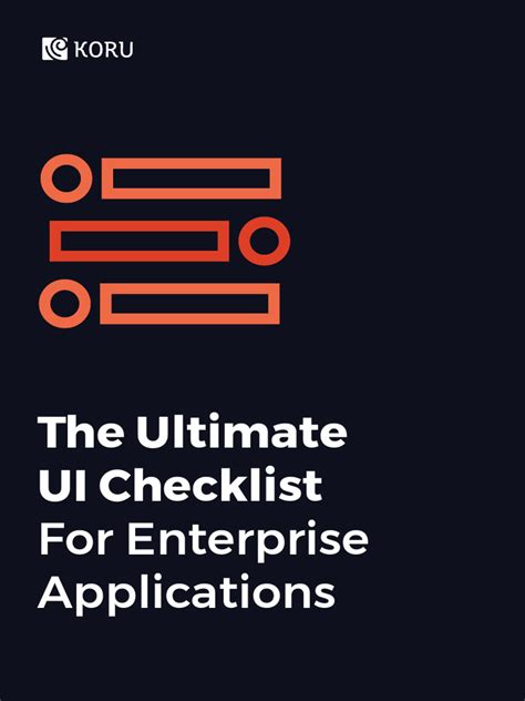 The Ultimate Ui Design Checklist Pdf Icon Computing Page Layout