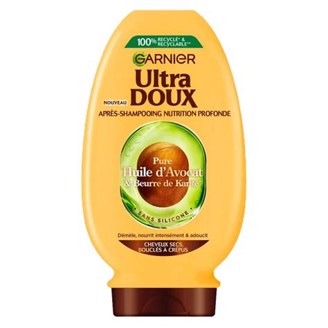 Masque Ultra Doux Avocat Karité Nutrition Intense Cheveux Garnier
