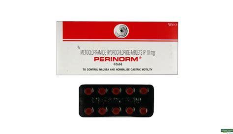 Buy Perinorm 10 Tablets Online At Best Prices Wellness Forever