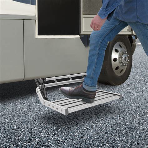 Miumaeov Folding Rv Step Rv Trailer Camper Step 330lbs Manual Rv Step