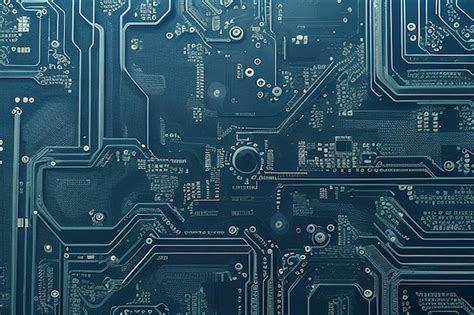 Premium Ai Image Abstract Background With Technology Circuit Board