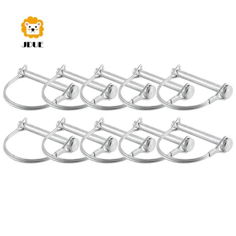 10pcs Wire Lock Pin 516 Inch Shaft Locking Pin Hitch Pin With Round