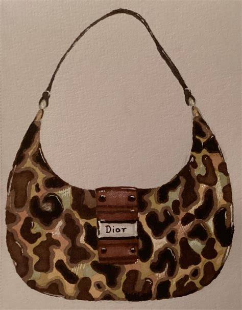 Sketch Dior Bag Tasche Zeichnen Farbstift Kunst Ideen Einfach Zeichnen