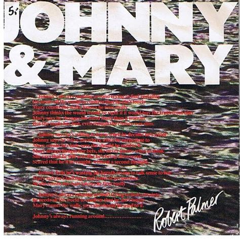 Robert Palmer Johnny And Mary Vinyl 7 45 Rpm Single 1980