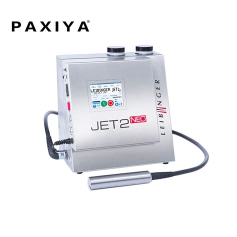 Leibinger Jet2 Neo Continuous Inkjet Printer For Plastic Paper Box Character Coding Date