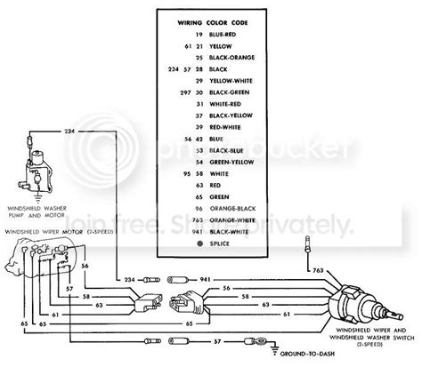 1965 Mustang Wiper Wiring Diagram Wiring Diagram