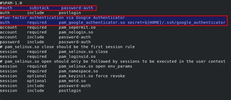 Set Up SSH Two Factor Authentication FA On CentOS RHEL Server
