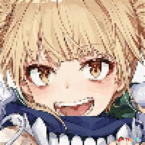 Toga Himiko Pixel Art Anime Ponto Cruz