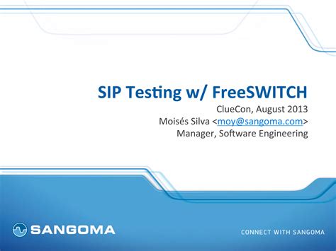 Sip Testing With Freeswitch Pdf