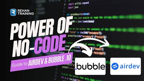 Discovering The Power Of No Code A Beginner S Guide To Airdev Bubble Io App YouTube