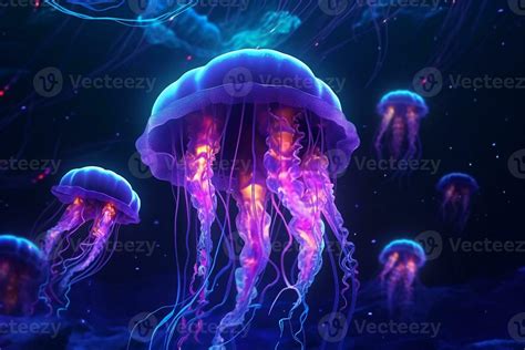 Bioluminescent Jellyfish