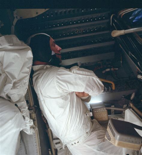 Apollo 13 Space Mission Apollo 13 Astronaut In Spacecraft