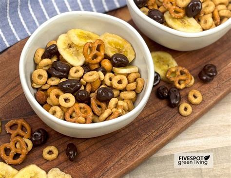 Honey Nut Cheerio Snack Mix Recipe Five Spot Green Living