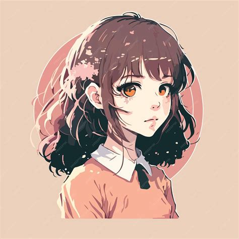 Conception Dillustration Vectorielle De Personnage De Style Anime