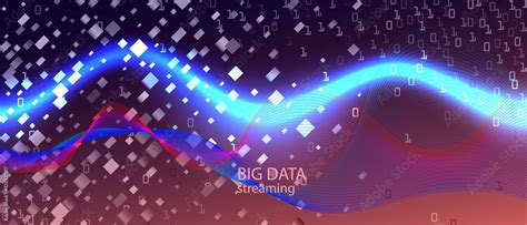 Binary Code Vector Landing Page Digital Equalizer Slide Technology